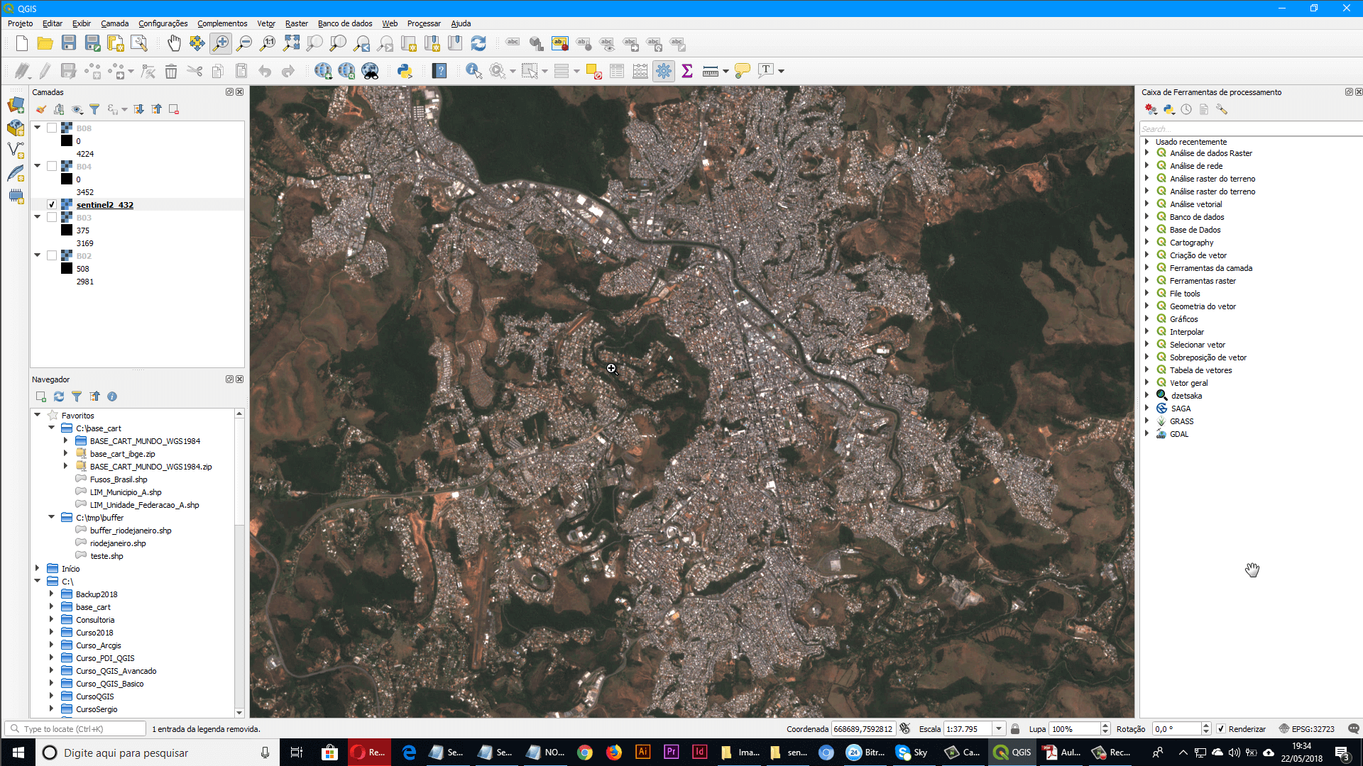 QGIS 3: Composição Colorida RGB para Imagens de Satélite Sentinel-2 ...