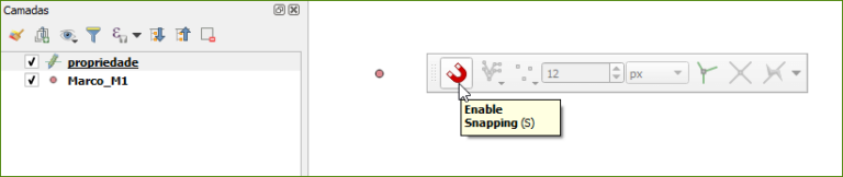 QGIS 3: Opções de Ajuste para Alinhamento e atração de objetos ...